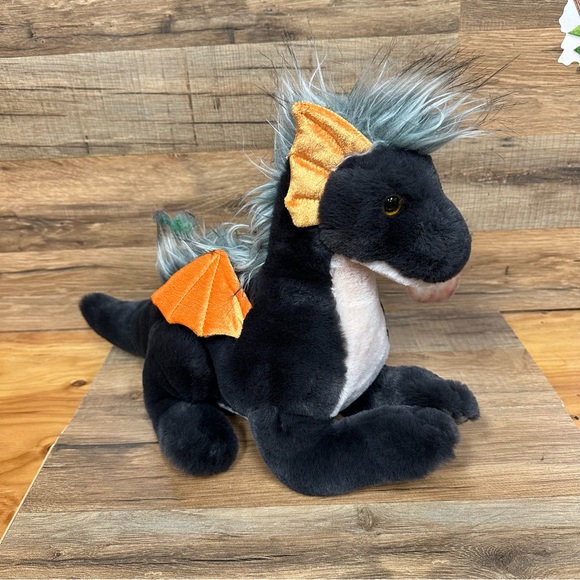 Aurora | Toys | Aurora Drake The Dragon Plush Grey And Orange Soft ...